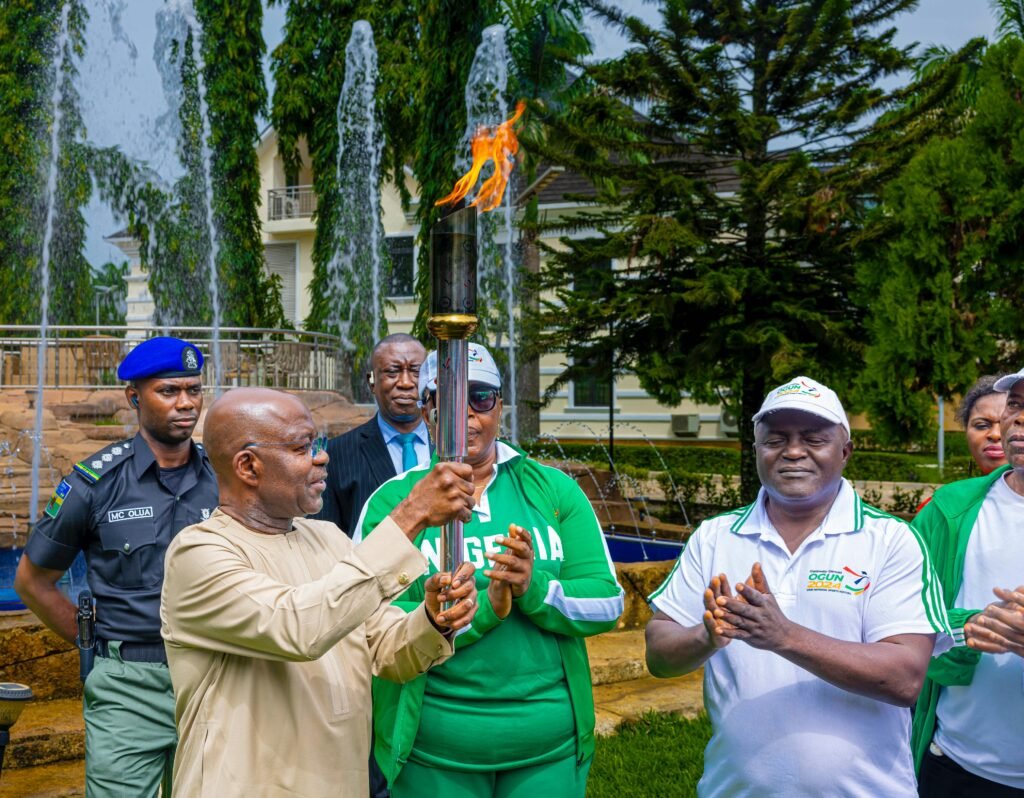 Gov. Otti Receives Torch Of Unity For National Sports Festival ...